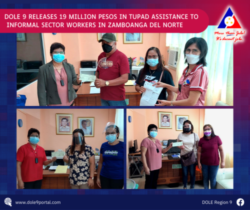DOLE 9 releases 19 million pesos in TUPAD assistance to informal sector ...