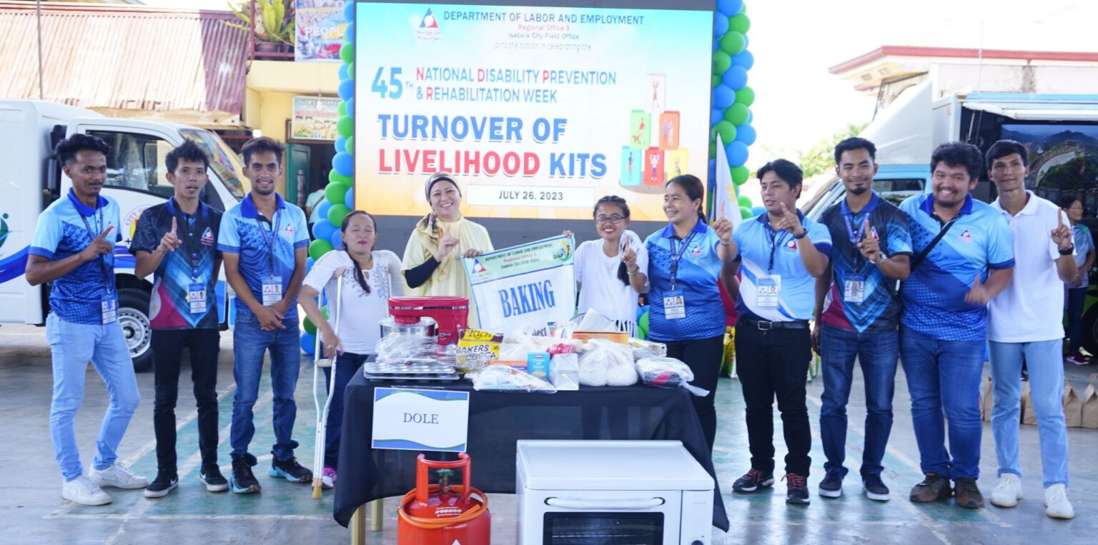 15 Skilled PWDs Granted Baking Livelihood Kits during Isabela City’s ...
